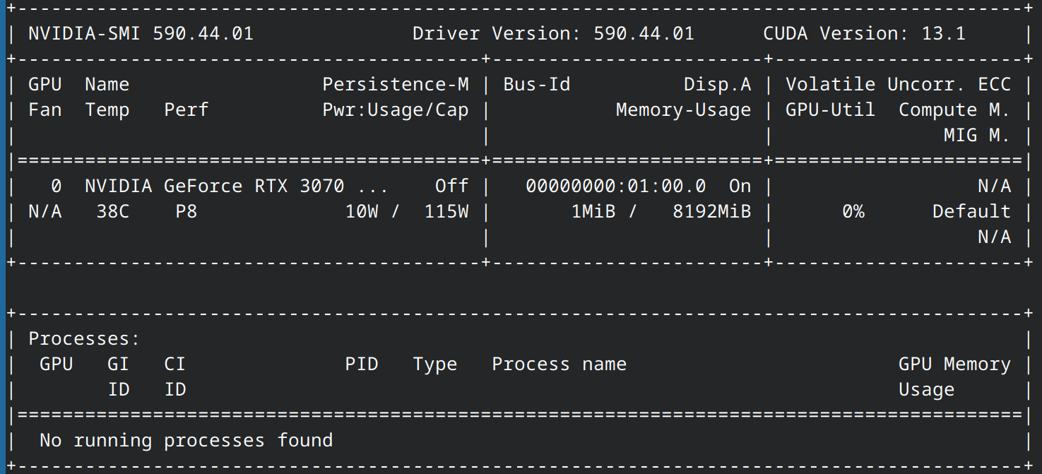 AlmaLinux 10.1: Problems with installing NVIDIA GeForce RTX driver ...
